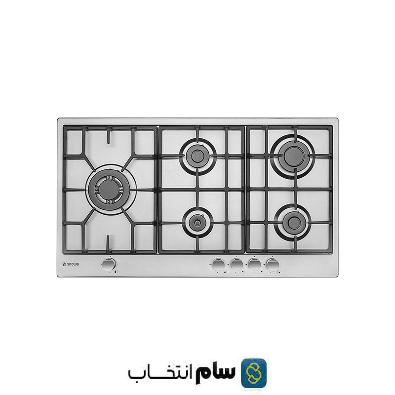 اجاق گاز صفحه‌ای 5 شعله اسنوا مدل SGH5-2211S | فروشگاه سام انتخاب