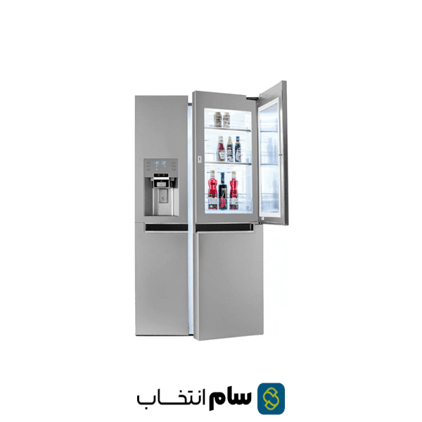 یخچال فریزر ساید بای ساید دوو مدل D4S-0034SS - فروشگاه سام انتخاب