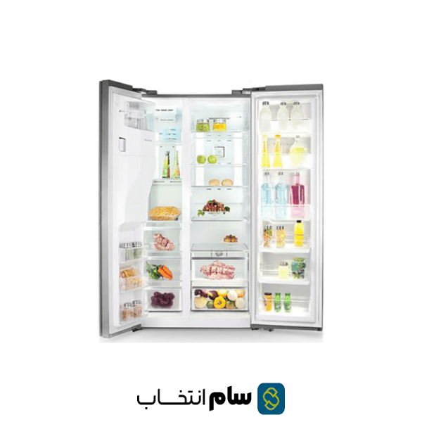 یخچال فریزر ساید بای ساید اسنوا مدل SN8-2035GW | فروشگاه سام انتخاب